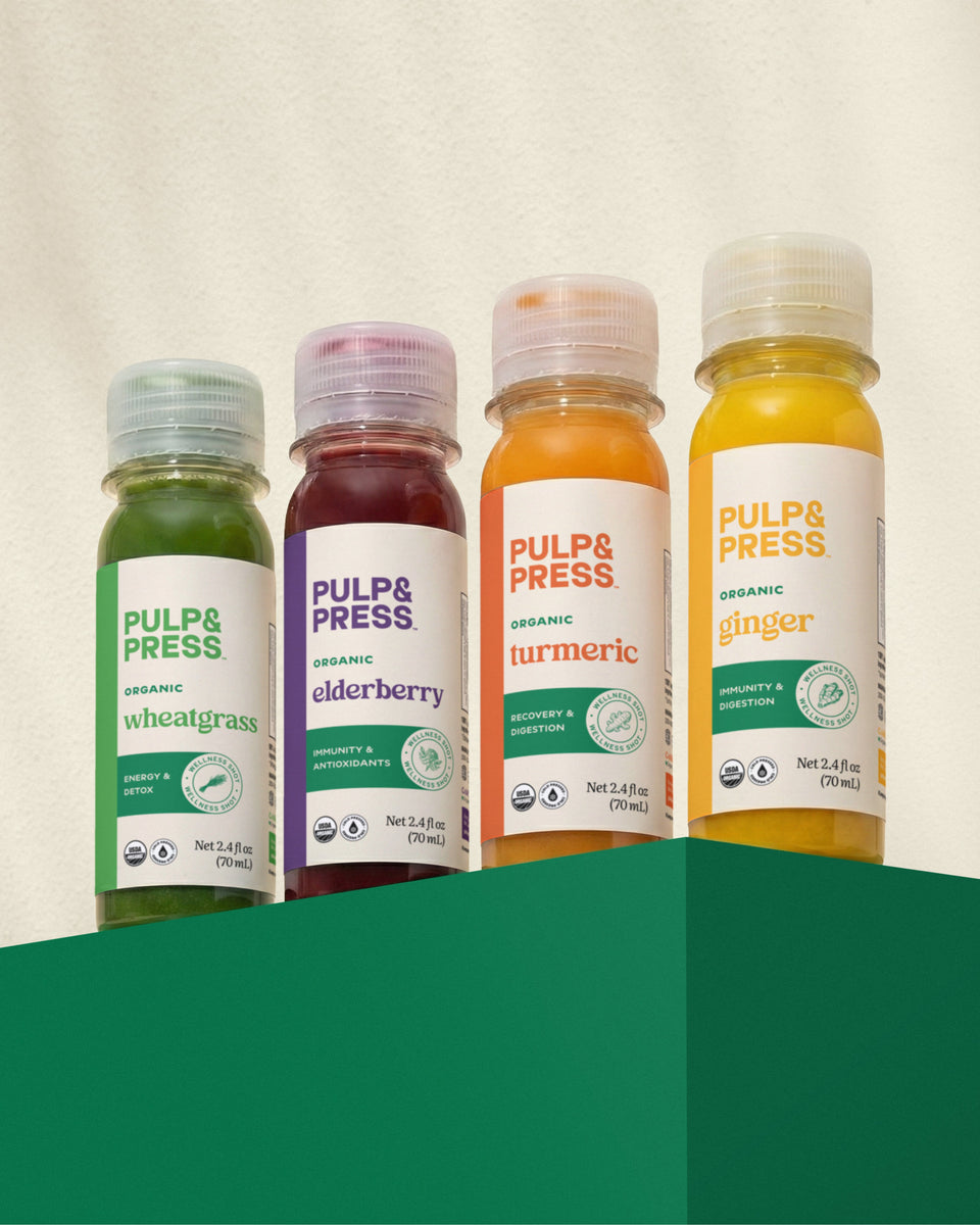 Organic Cold Pressed Wellness & Detox Juice Shots | Pulp & Press – Pulp ...