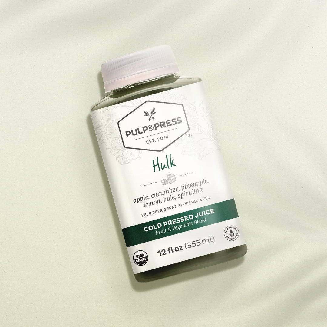 Hulk - Juice with Apple, Cucumber, Pineapple, Lemon & Kale – Pulp ...