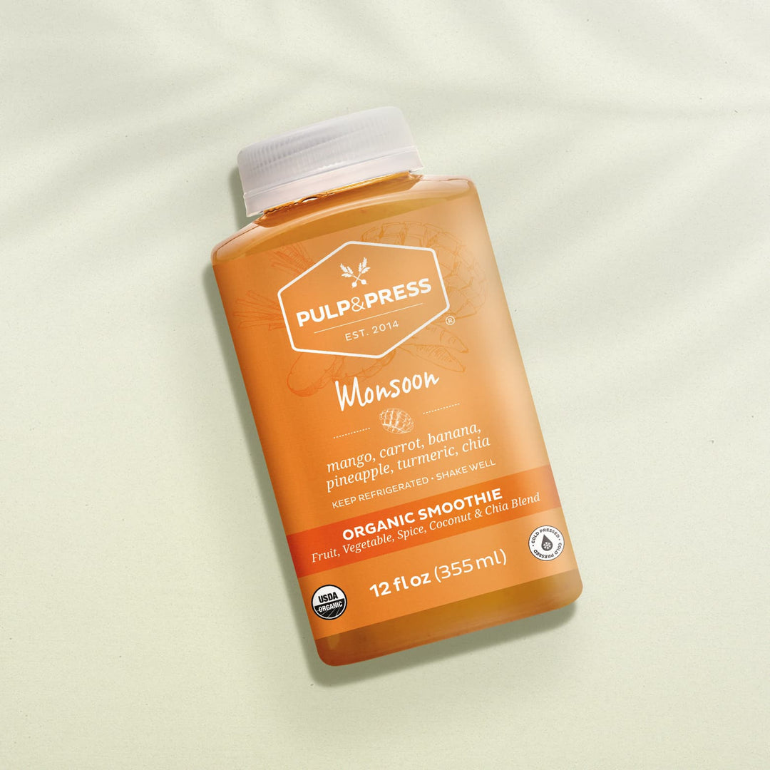 Organic Fruit & Vegetable Cleanse Detox Smoothies | Pulp & Press – Pulp ...